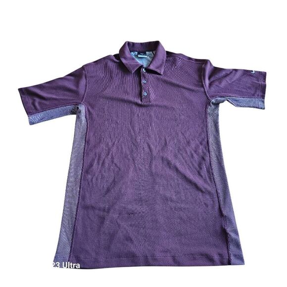 Nike | Shirts | Nike Mens Sz L Burgundy Sphere React Golf Polo Shirt ...